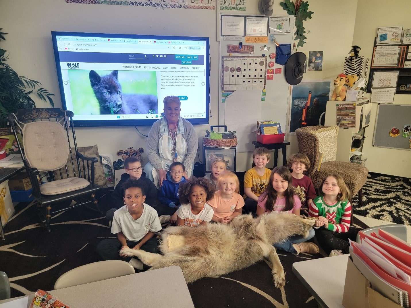 Kelly Gray WV Students | Wolf Conservation Center